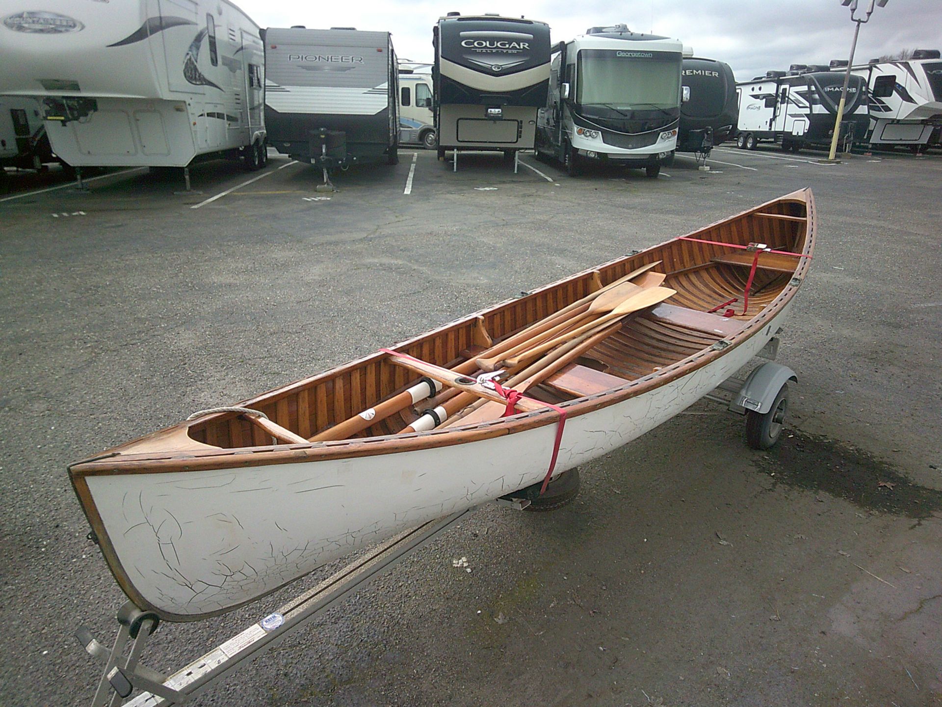 Boat for sale: 1940 Country Canoe Vintage wood 16.3' in Lodi Stockton ...