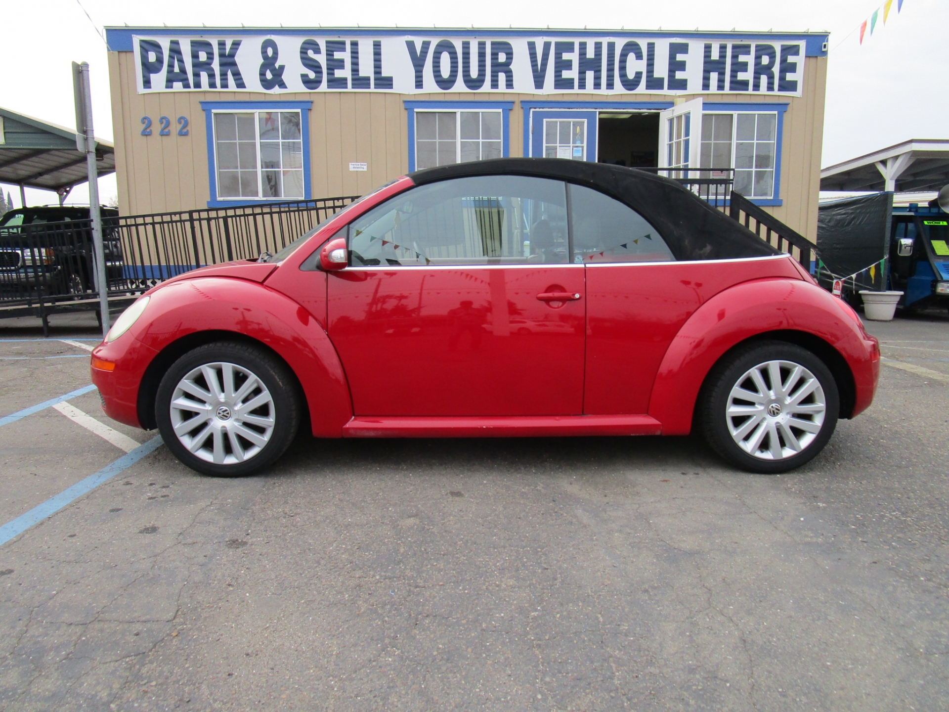 Red Vw Beetle Interior